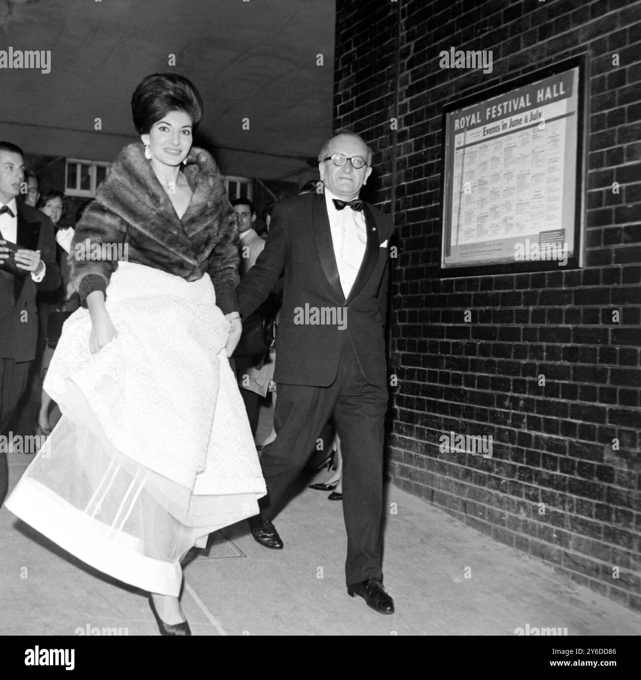 31 MAY 1963 OPERA SINGER MARIA CALLAS ARRIVES TO GIVE A CONCERT OF ...