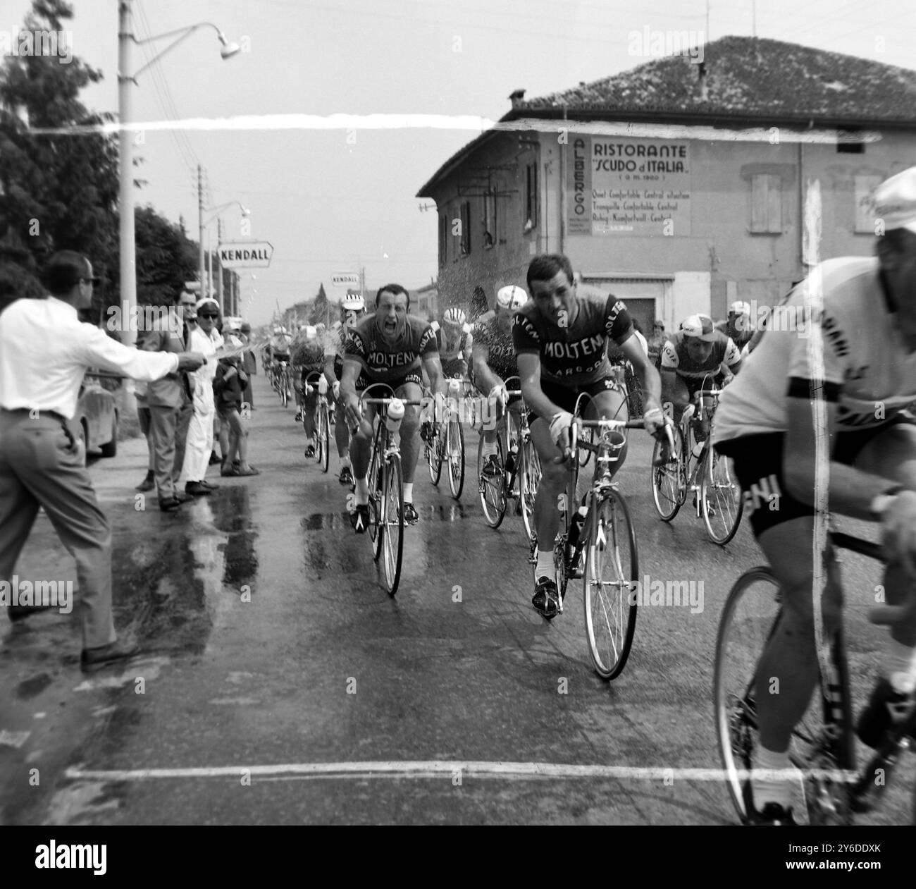FINISH OF THE 8TH LAP IN GIRO D'ITALIA CYCLING RACE IN ITALY ; 28 MAY ...