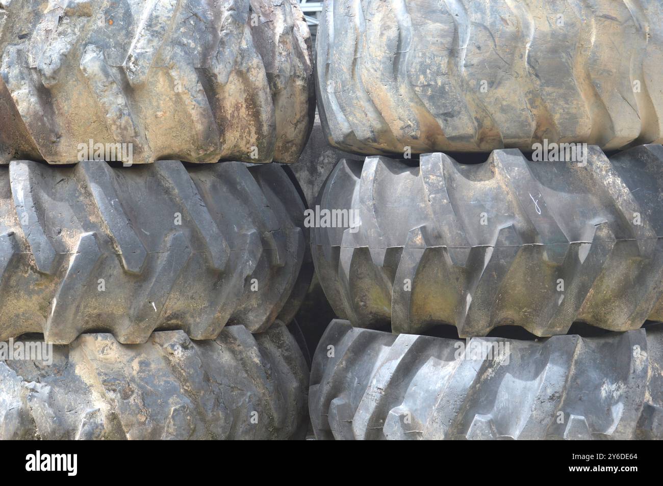 detailed texture and pattern tractor tires background Stock Photo - Alamy