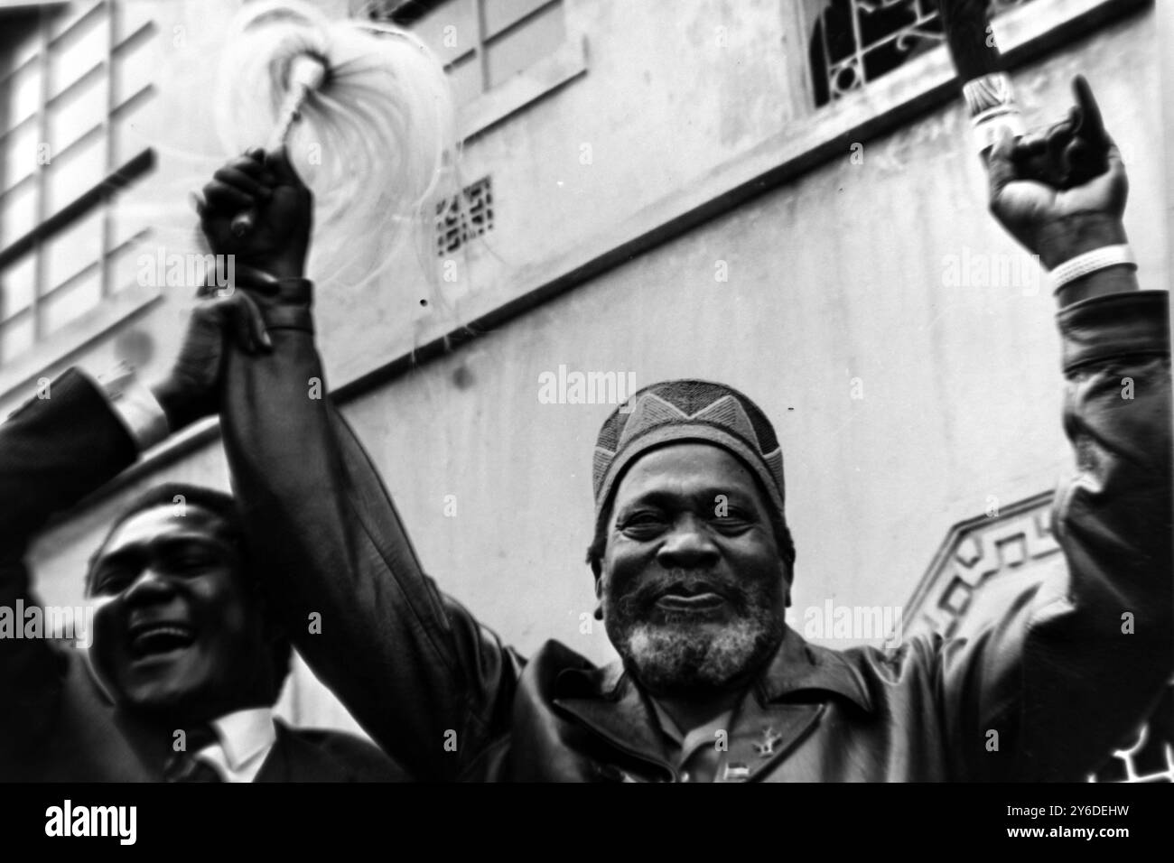 AFRICAN LEADERS TOM MBOYA AND JOMO KENYATTA IN NAIROBI, KENYA / ; 27 ...