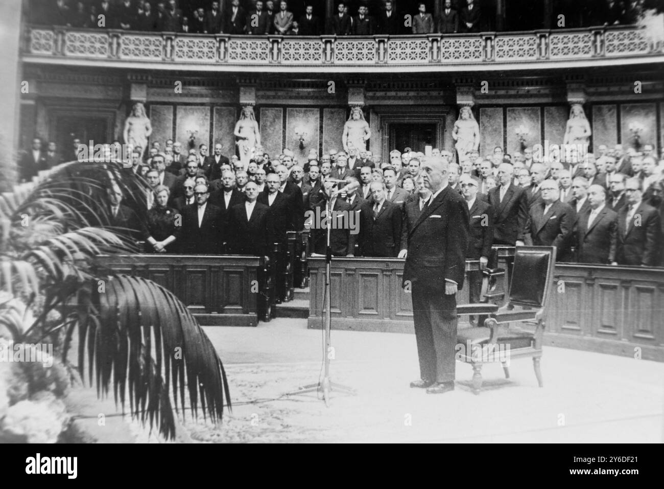 INAUGURATION CEREMONY OF DR ADOLF SCHAERF AS AUSTRIAN PRESIDENT IN ...