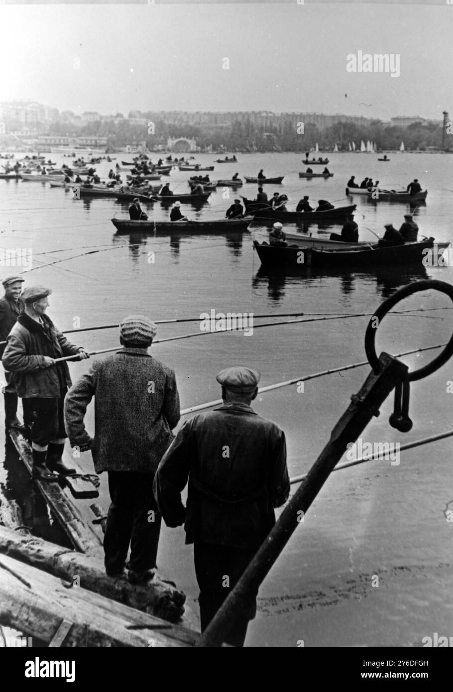 Old town in fishing Black and White Stock Photos & Images - Alamy