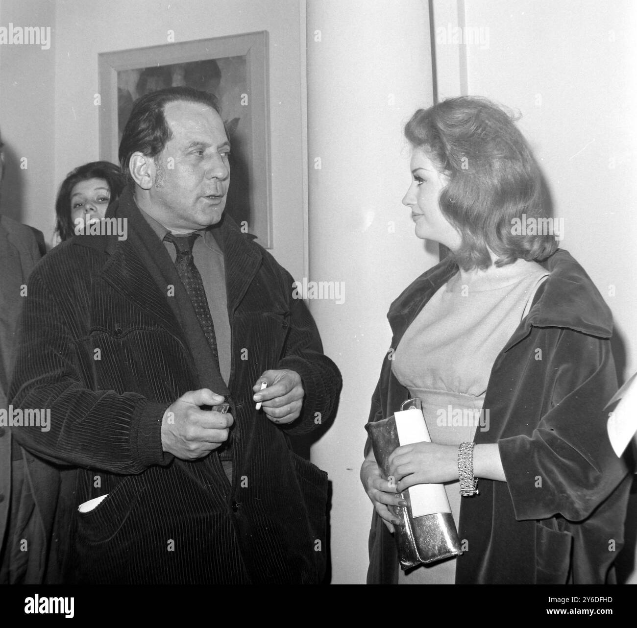 PAINTER PIETRO ANNIGONI WITH SARA LEIGHTON IN LONDON ; 21 MAY 1963 ...
