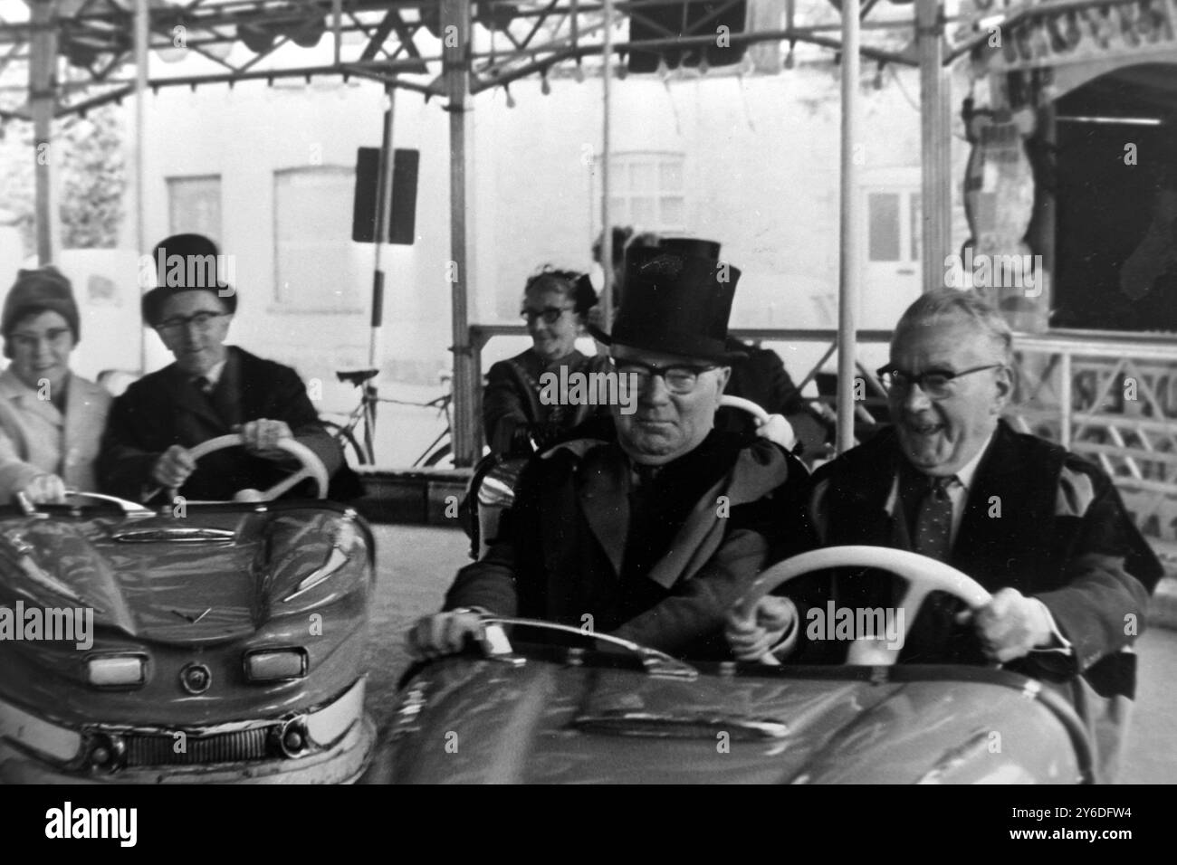 ALDERMAN STEWART BULL WITH THOMAS ALLEY HAVING FUN ON THE FUNFAIR IN ...