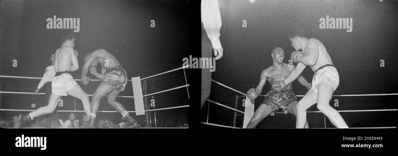 BOXING KARL MILDENBERGER V VON CLAY IN BERLIN / ; 13 MAY 1963 Stock ...