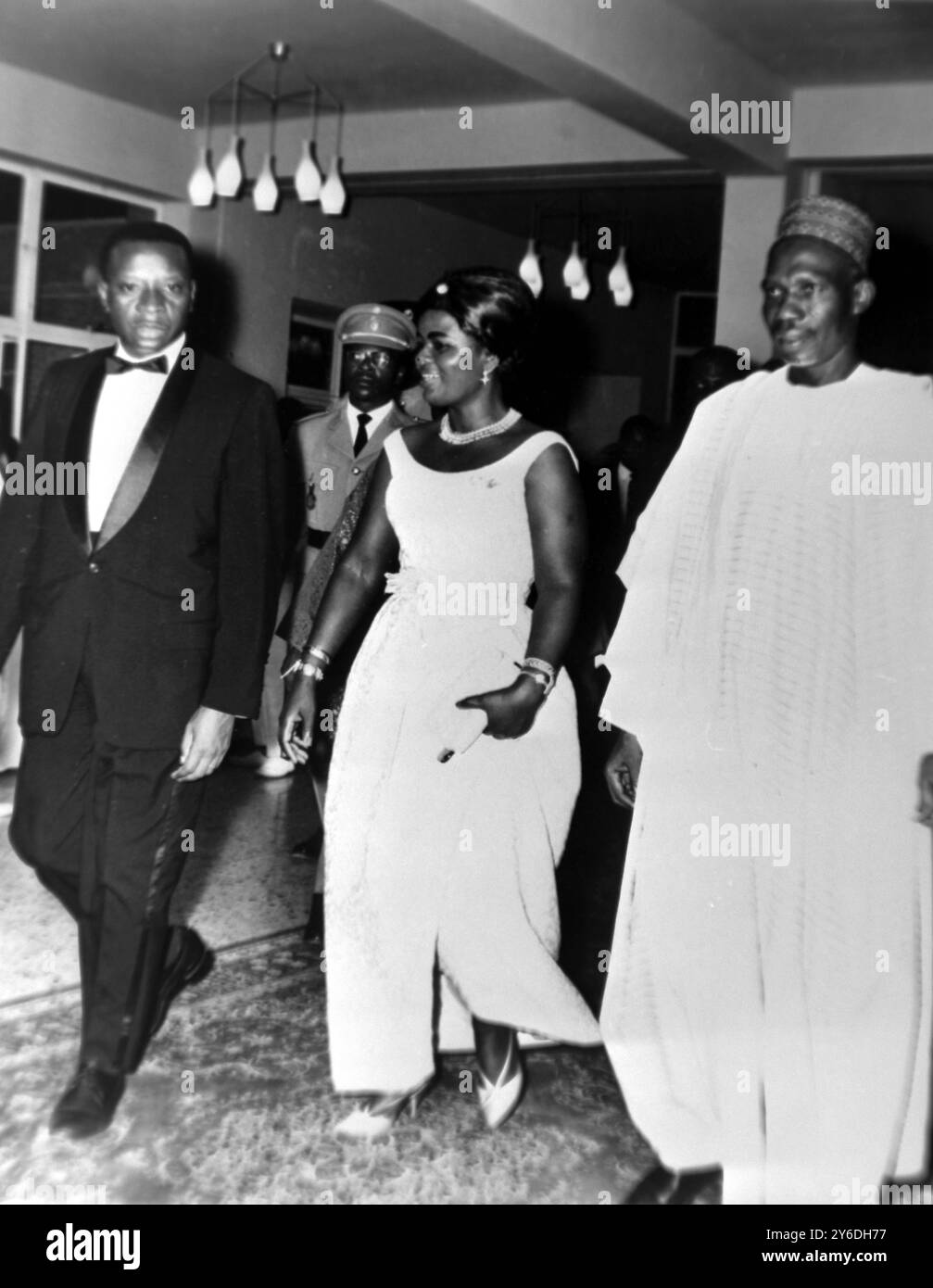 PRIME MINISTER OF THE DEMOCRATIC REPUBLIC OF THE CONGO CYRILLE ADOULA ...