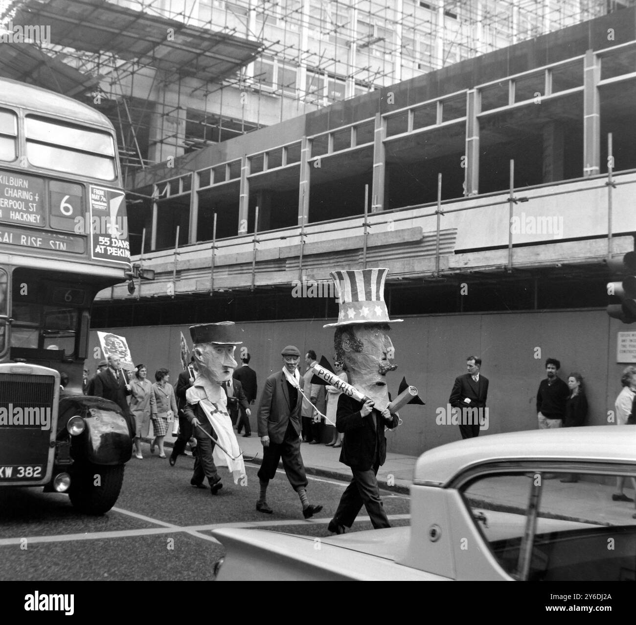 MAY DAY CELEBRATIONS - LONDON PARADE - 5 MAY 1963 Stock Photo - Alamy