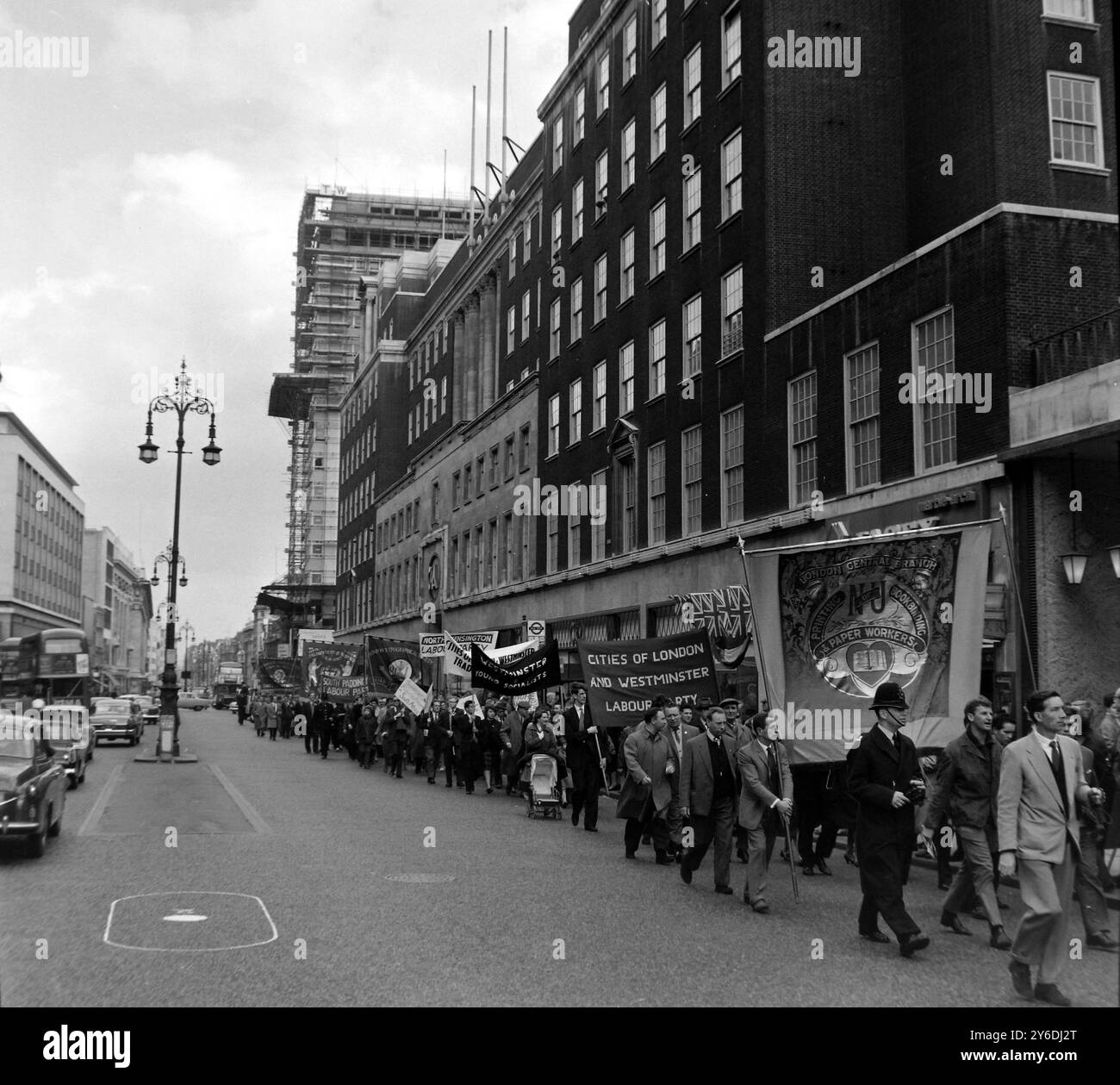 MAY DAY CELEBRATIONS - LONDON PARADE ; 5 MAY 1963 Stock Photo - Alamy