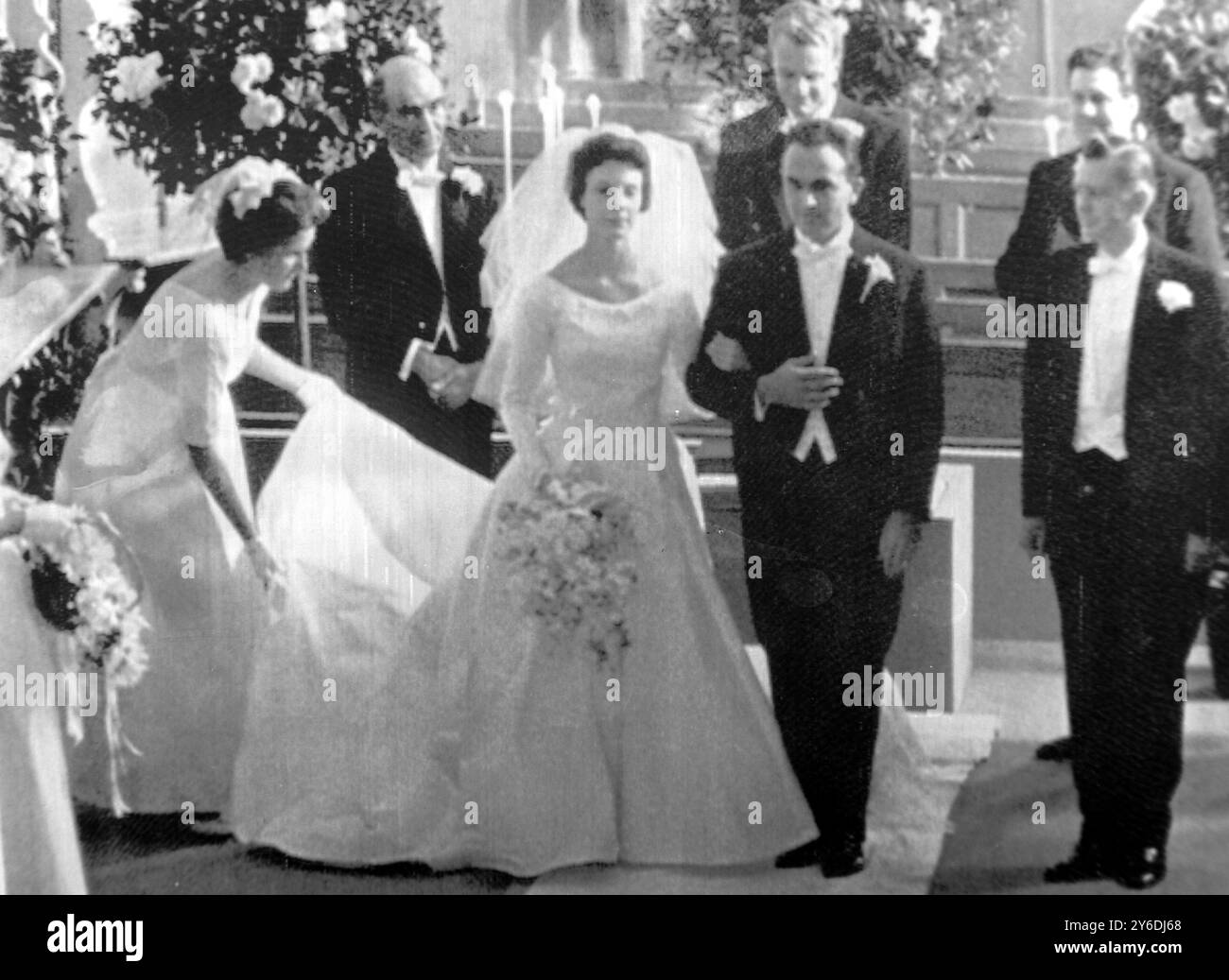 BILLY GRAHAM MARRIES STEPHAN TCHIVIDJIAN VIRGINIA IN SWITZERLAND / ; 3 ...