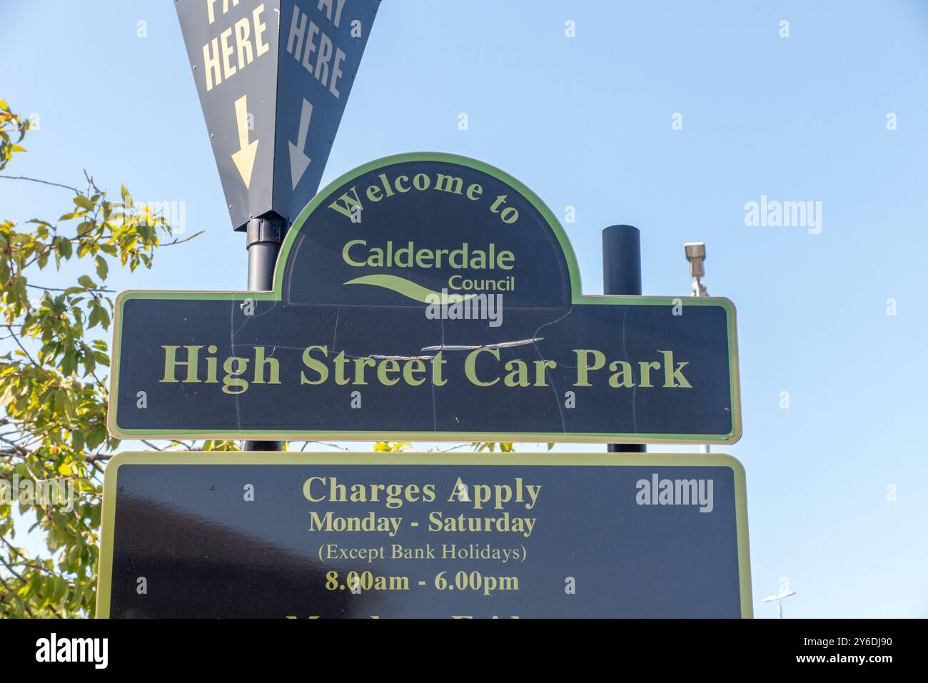 High Street Car Park, Halifax Stock Photo - Alamy
