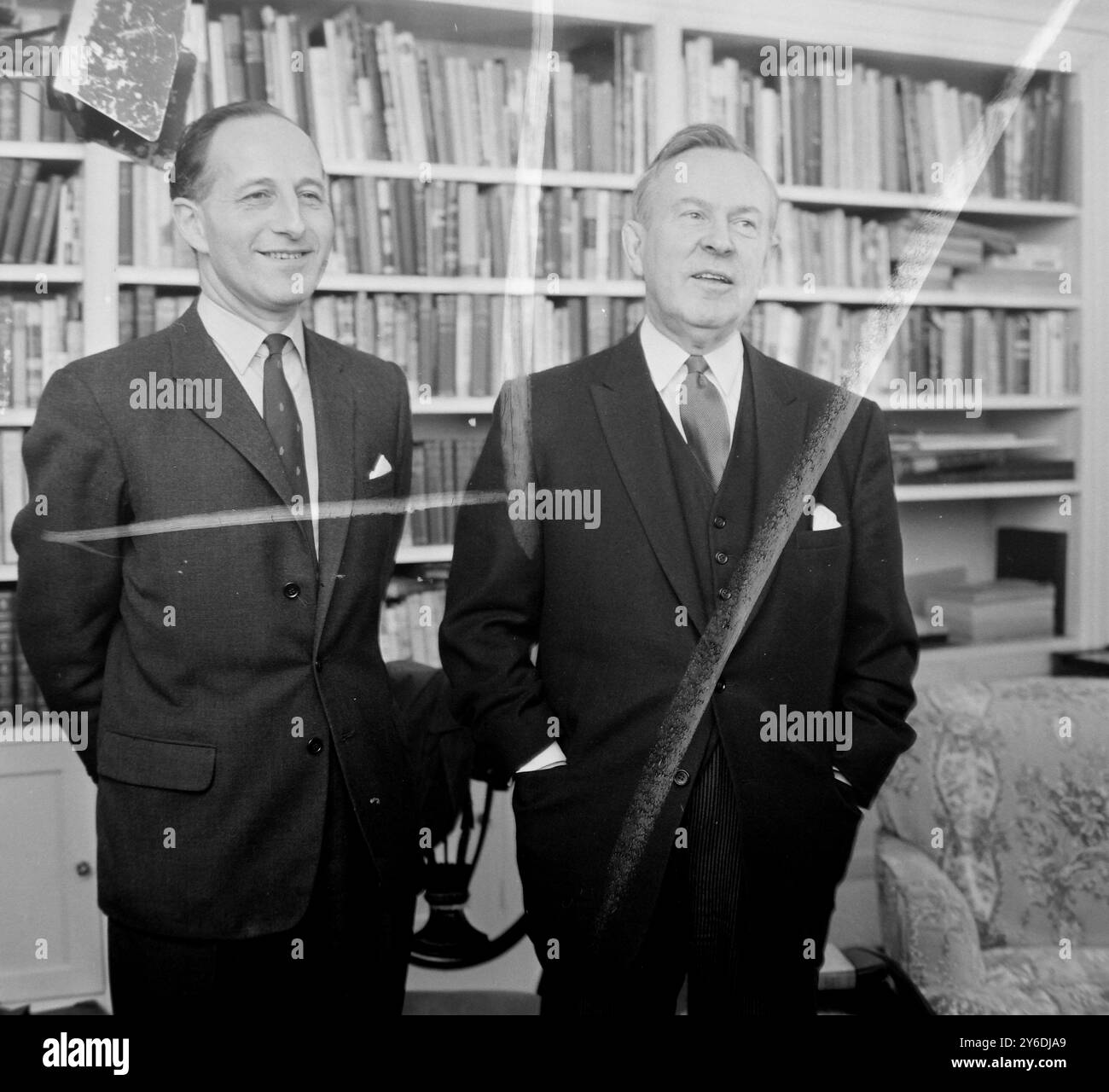 CAPTAIN TERRENCE O'NEILL WITH LESTER PEARSON IN LONDON / ; 3 MAY 1963 ...