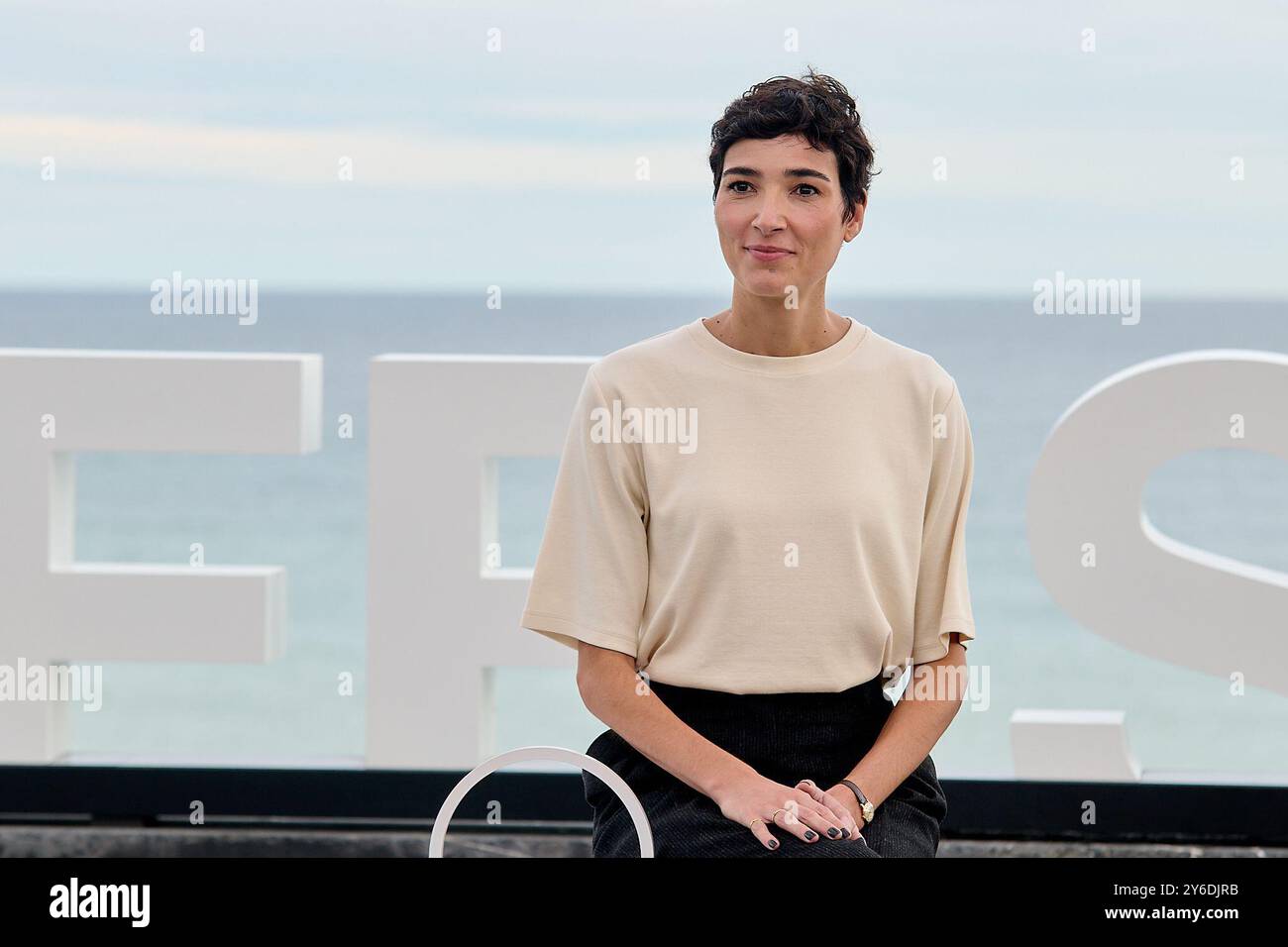 San Sebastian, Spain. 25th Sep, 2024. Esther Exposito, Malena Villa ...