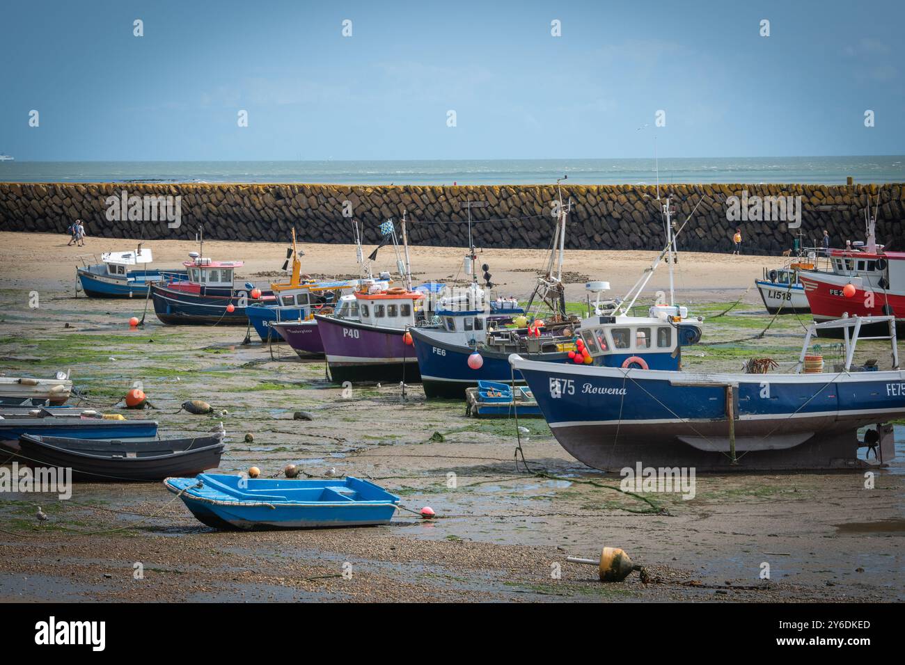 Folkestone Seafront & Harbour Stock Photo - Alamy