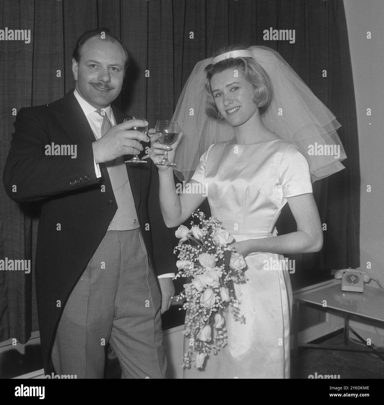 CHRISTOPHER ULYSSES WILLIAMS WEDS SHERRY NEAL / ; 26 APRIL 1963 Stock ...