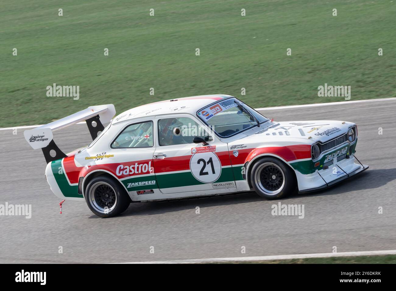 Colin Voyce in his Ford Escort Mk1 during the 2023 Classic Touring Car ...