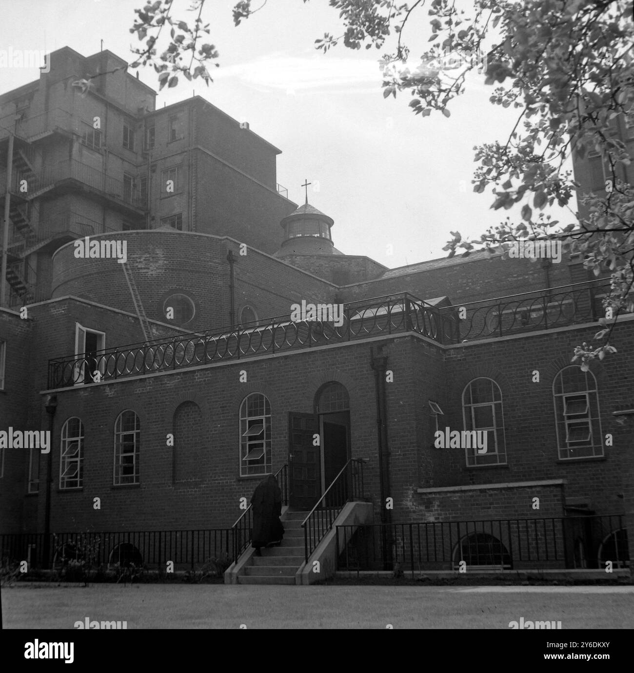 HYDE PARK TYBURN CONVENT CHAPEL REBUILDING LONDON ; 26 APRIL 1963 Stock ...