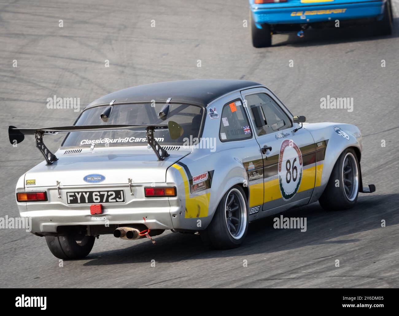 Colin Claxton in his 1971 Ford Escort RS1800 during the 2023 Classic ...