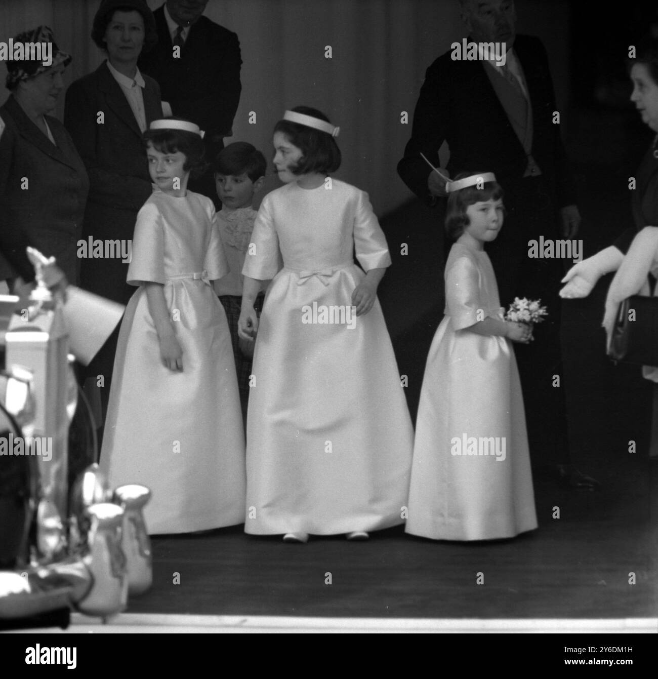 PRINCESS ALEXANDRA AND ANGUS OGILVY WEDDING AT WESTMISTER ABBEY IN ...