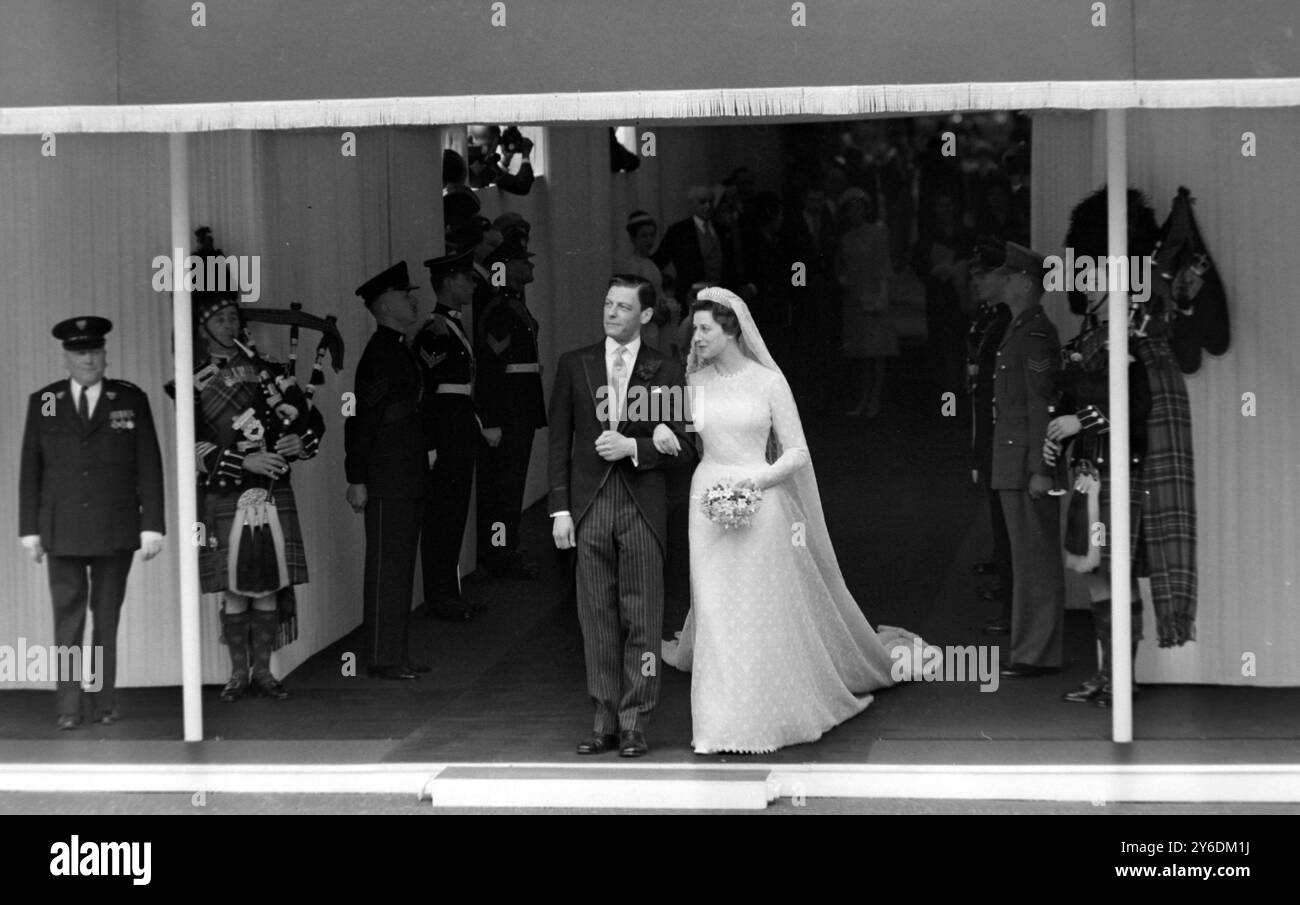 PRINCESS ALEXANDRA AND ANGUS OGILVY WEDDING AT WESTMISTER ABBEY IN ...