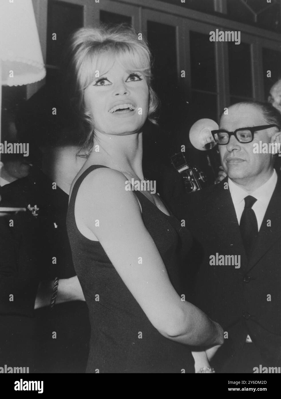 FRENCH ACTRESS AND SINGER BRIGITTE BARDOT AT PRESS CONFERENCE IN ROME ...