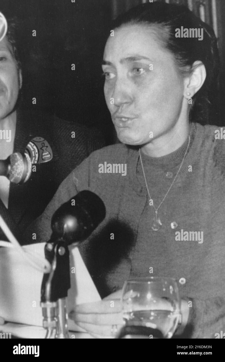 JULIAN GRIMAU J WIFE OF EXECUTED MAN IN PARIS / ; 24 APRIL 1963 Stock ...