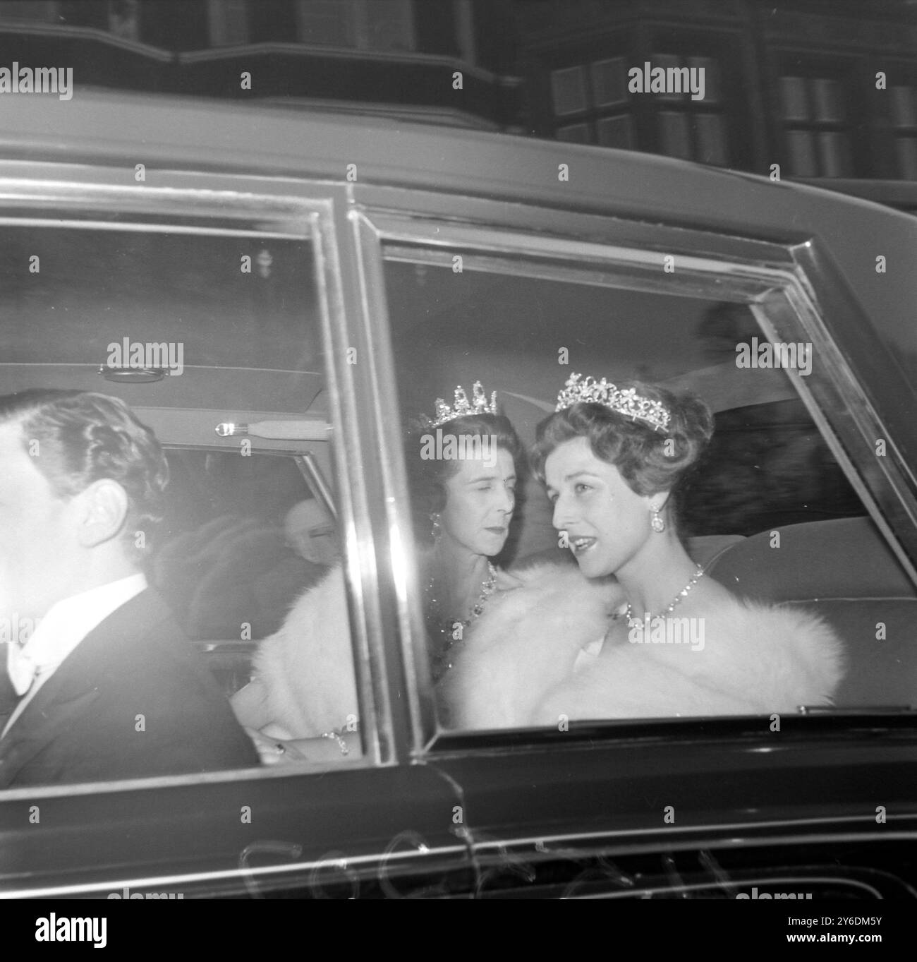 PRINCESS ALEXANDRA WITH PRINCESS MARINA AT WINDSOR CASTLE IN LONDON ...