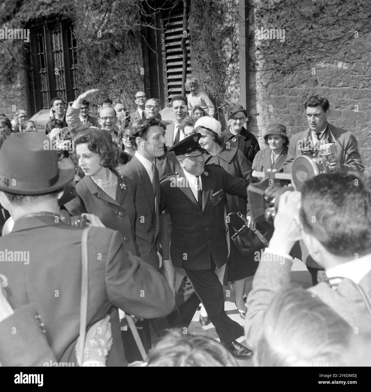 PRINCESS ALEXANDRA OF KENT WITH ANGUS OGILVY IN LONDON FOR WEDDING ...