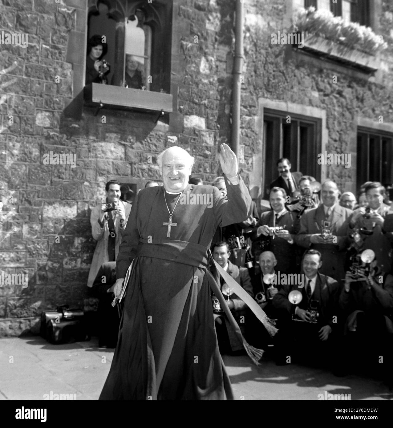 22 APRIL 1963 THE ARCHBISHOP OF CANTERBURY, DR. MICHAEL RAMSEY ...