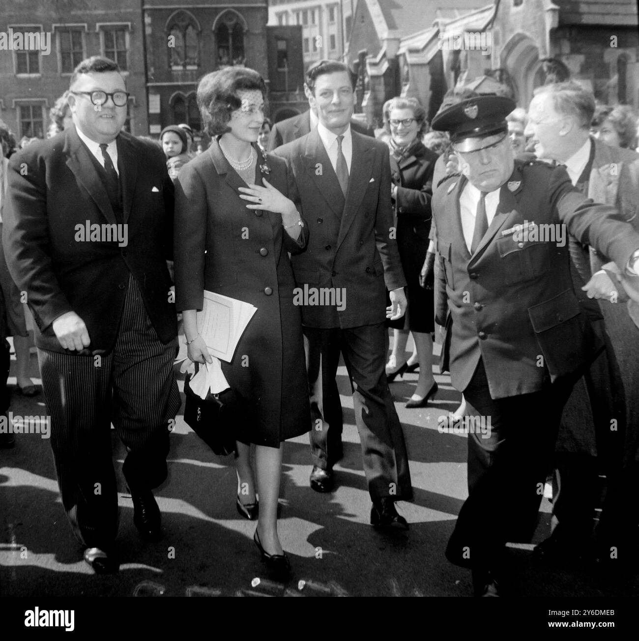 PRINCESS ALEXANDRA OF KENT WITH ANGUS OGILVY IN LONDON FOR WEDDING ; 22 ...