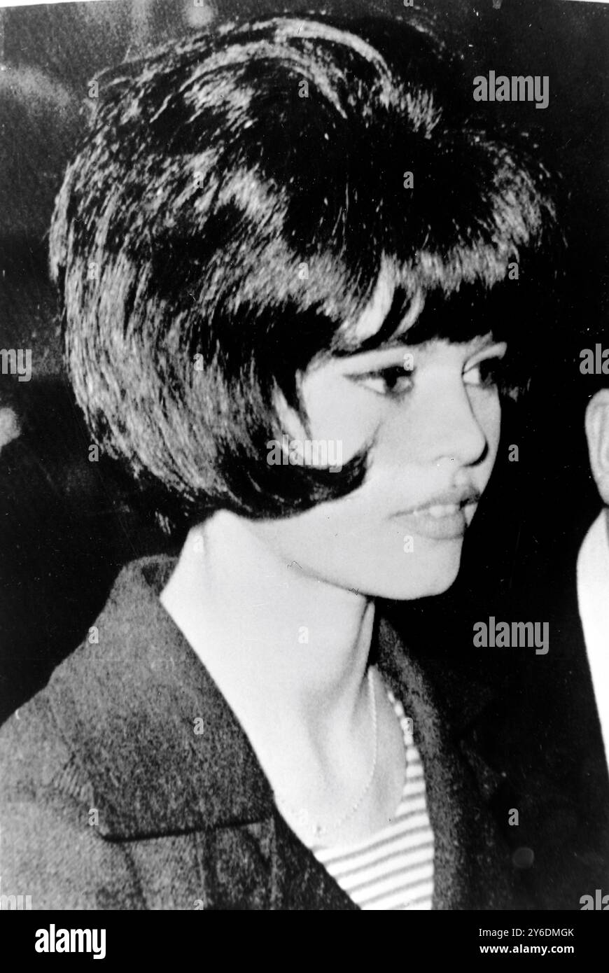 FRENCH ACTRESS AND SINGER BRIGITTE BARDOT ROME / ; 19 APRIL 1963 Stock ...