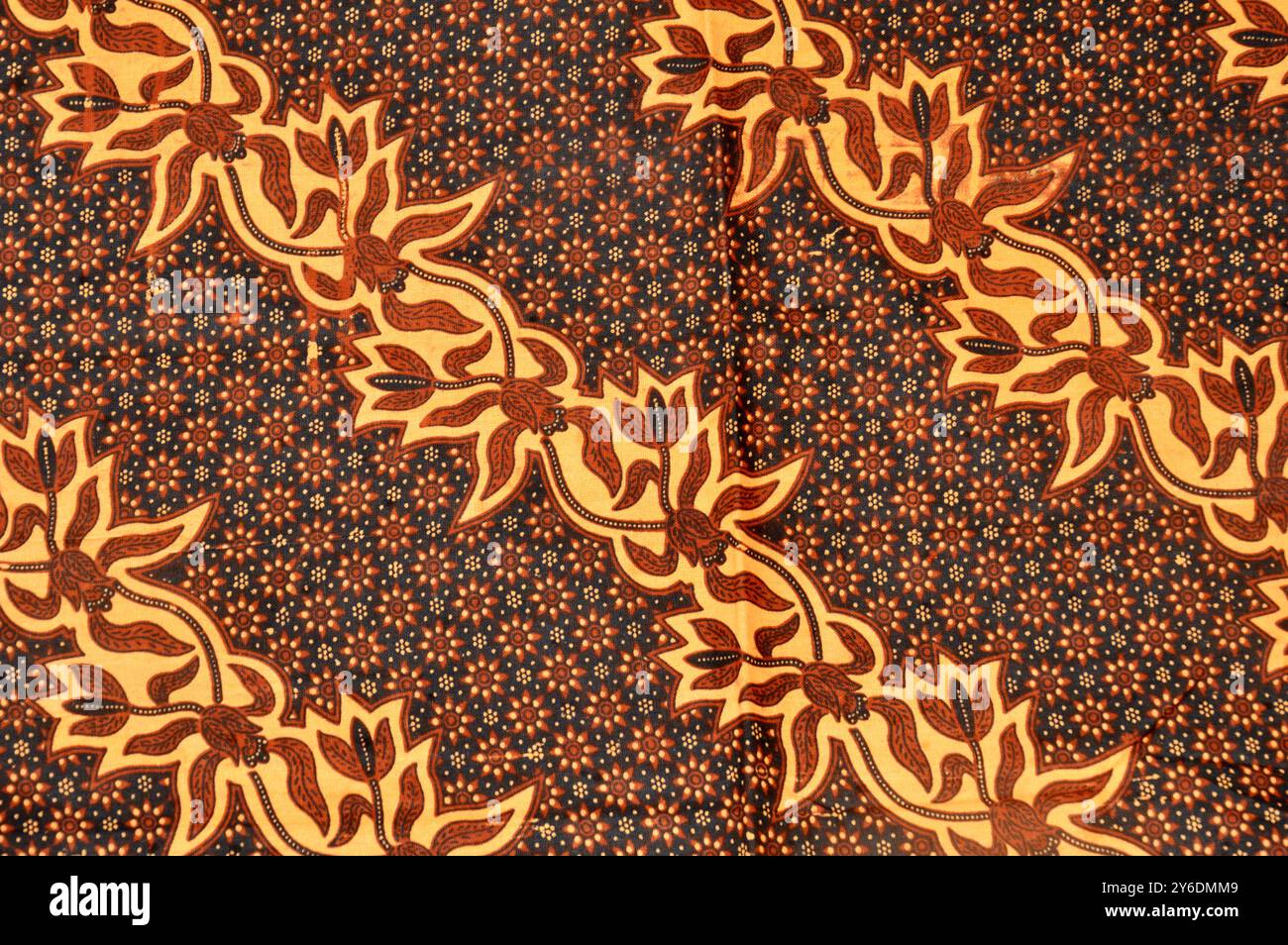 detailed patterns of Indonesia batik cloth Stock Photo - Alamy