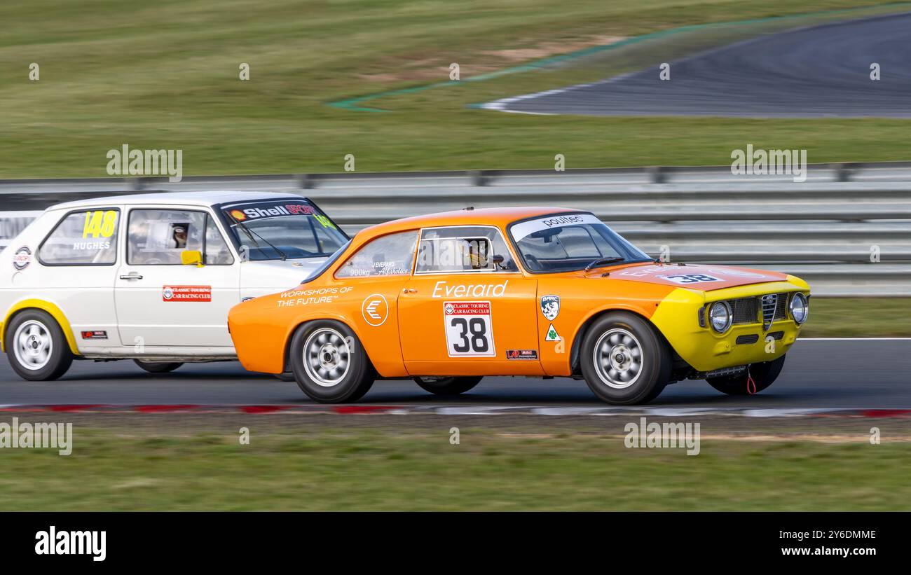 James Everard in his Alfa Romeo Sprint GT during the 2023 Classic ...