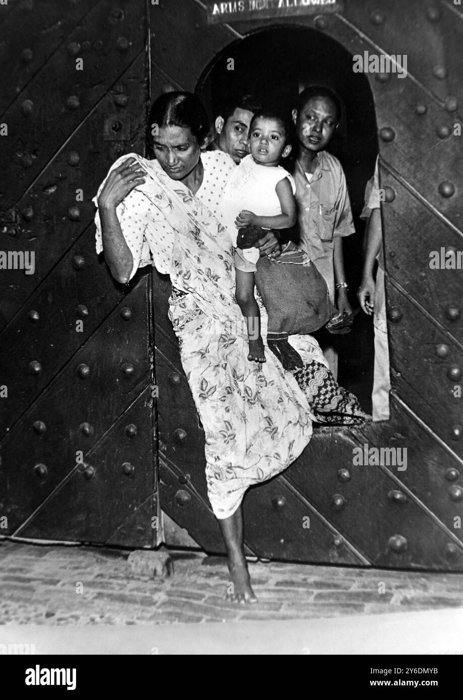 REPATRIATION WOMAN RELEASED FROM RANGOON JAIL TO FREEDOM ; 16 APRIL ...