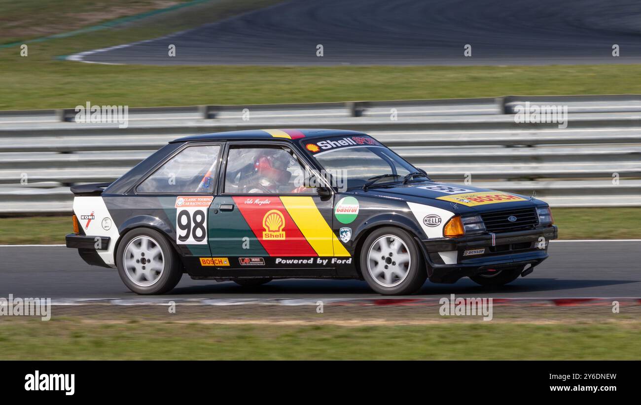 Jake Margalies in his Ford Escort XR3i during the 2023 Classic Touring ...
