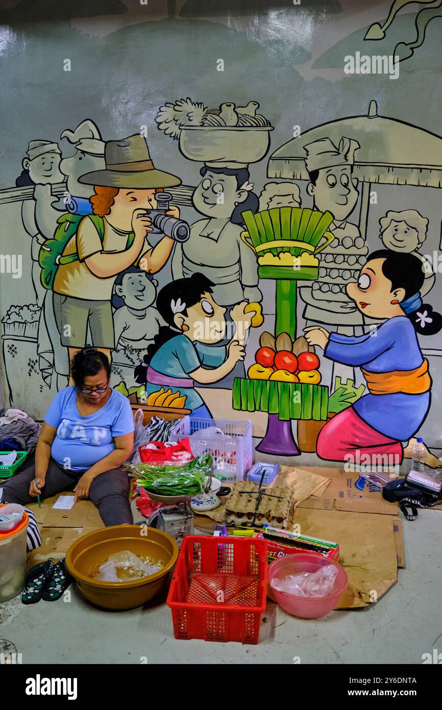 Indonesia, Bali, Denpasar, Pasar Badung market Stock Photo - Alamy