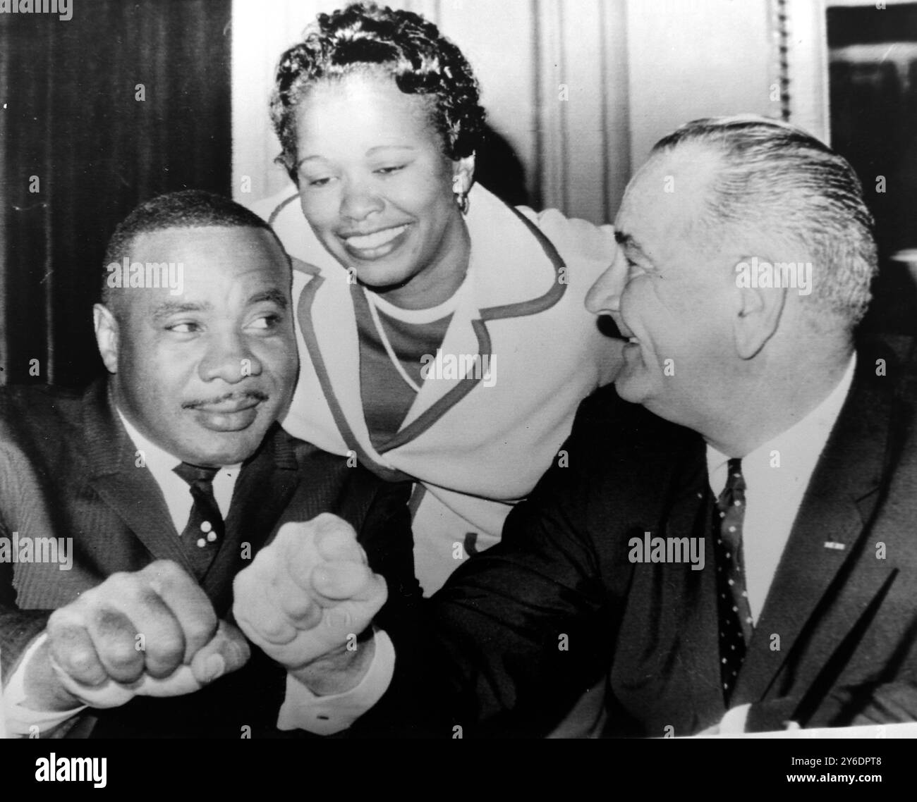 Lyndon johnson in march Black and White Stock Photos & Images - Alamy