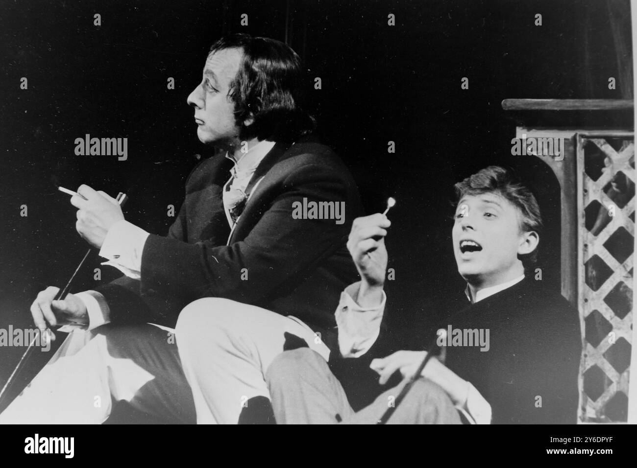 JAMES GROUT SINGER WITH TOMMY STEELE REHEARSING IN MUSICAL KIPPS/ ; 29 ...