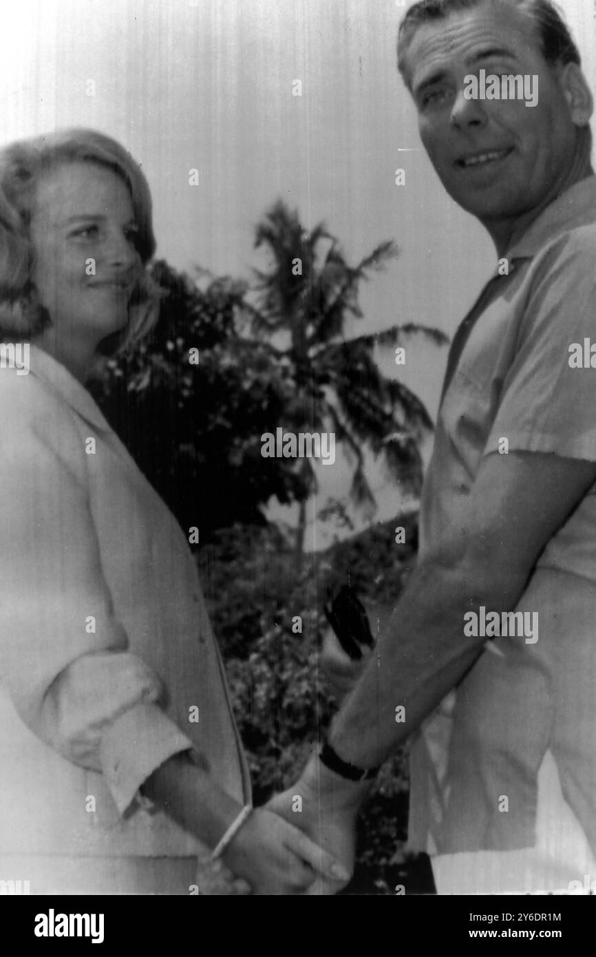 BOBO SIGRIST WITH KEVIN MCCLORY IN BAHAMAS / ; 27 MARCH 1963 Stock ...