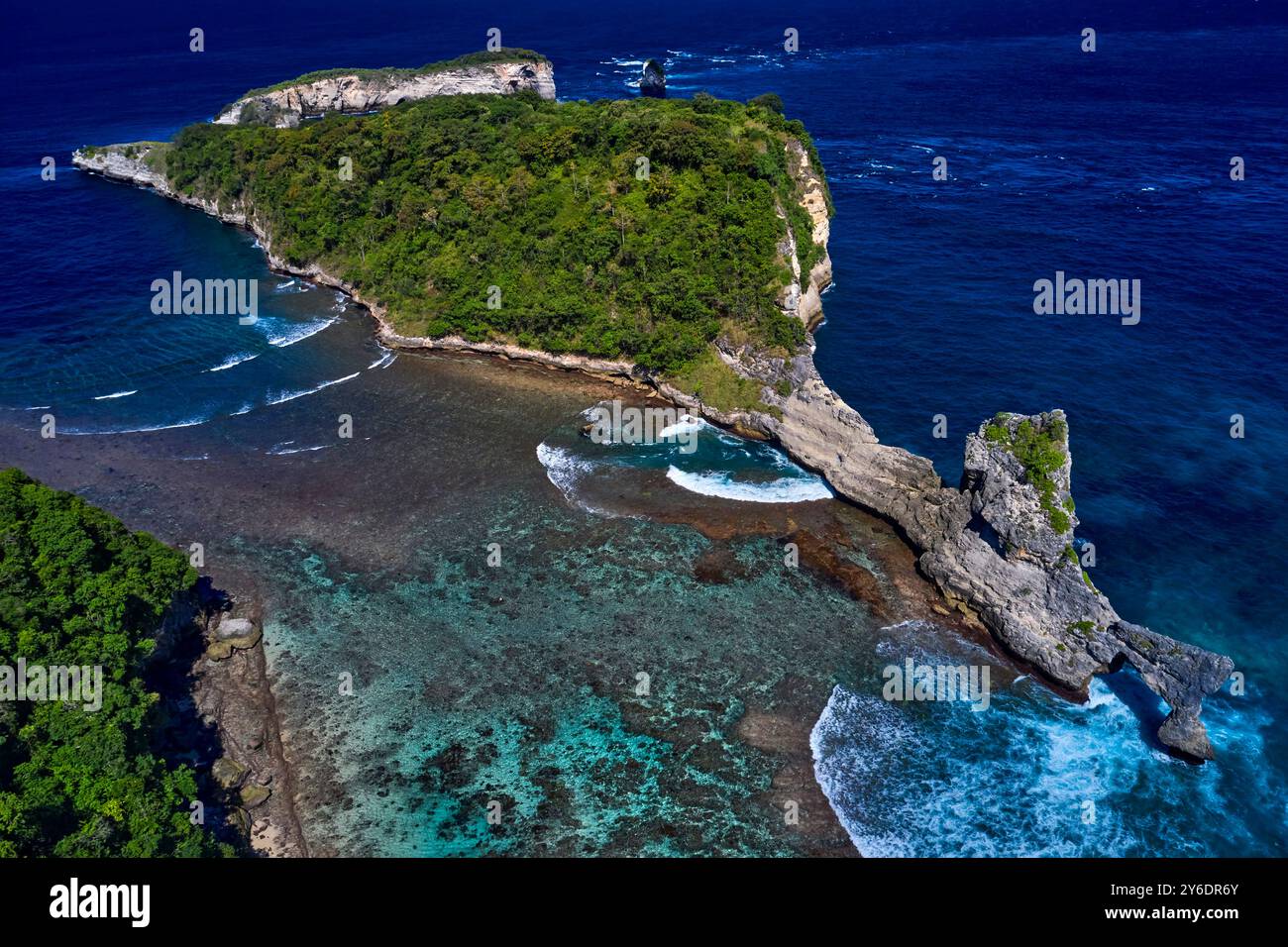 Aerial drone view atuh beach hi-res stock photography and images - Alamy