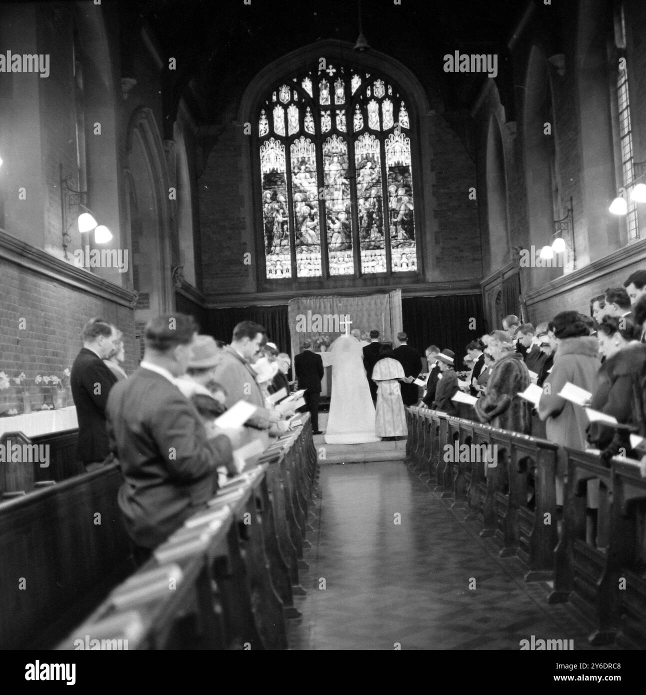 PETER PENNICKAND INGRID PAUL WEDDING IN WOODFORD GREEN / ; 23 MARCH ...