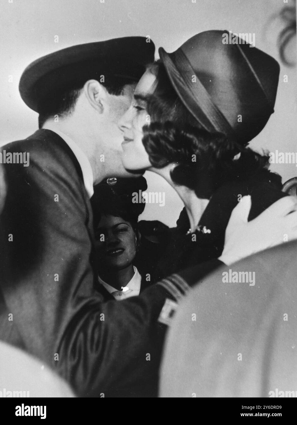 PRINCESS ANNA MARIE WITH PRINCE CONSTANTINE AT THE THEATRE IN ATHENS ...