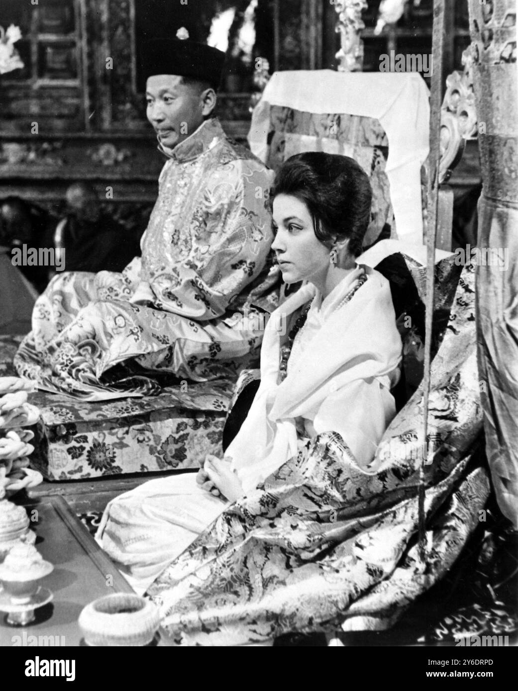 HOPE COOKE WEDS PRINCE THONDUP NAMDYAL OF SIKKIM ; 21 MARCH 1963 Stock ...