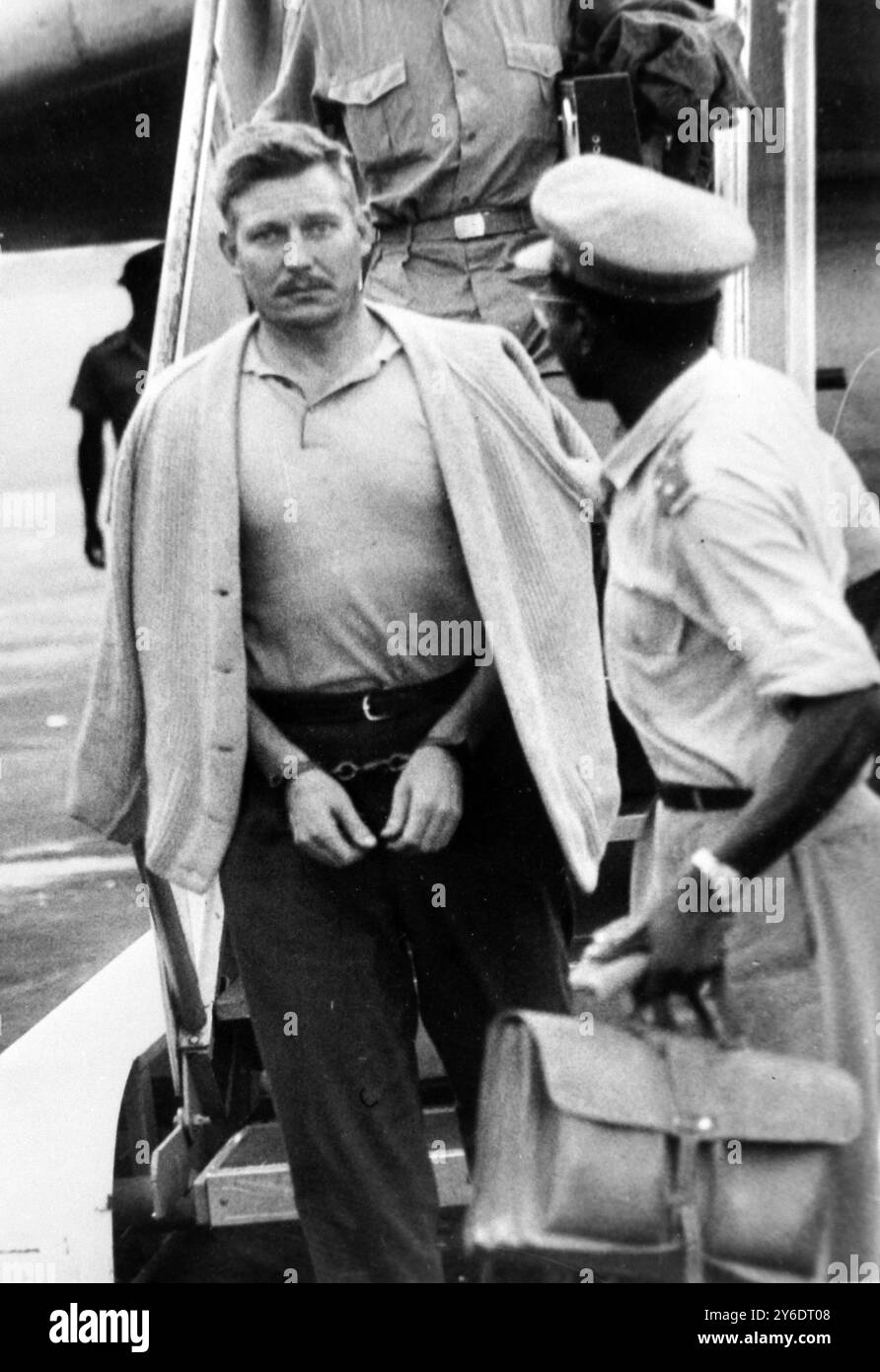 BRITISH MERCENARY ROBERT HUGH CHALMERS ARRESTED IN CONGO ; 21 MARCH ...
