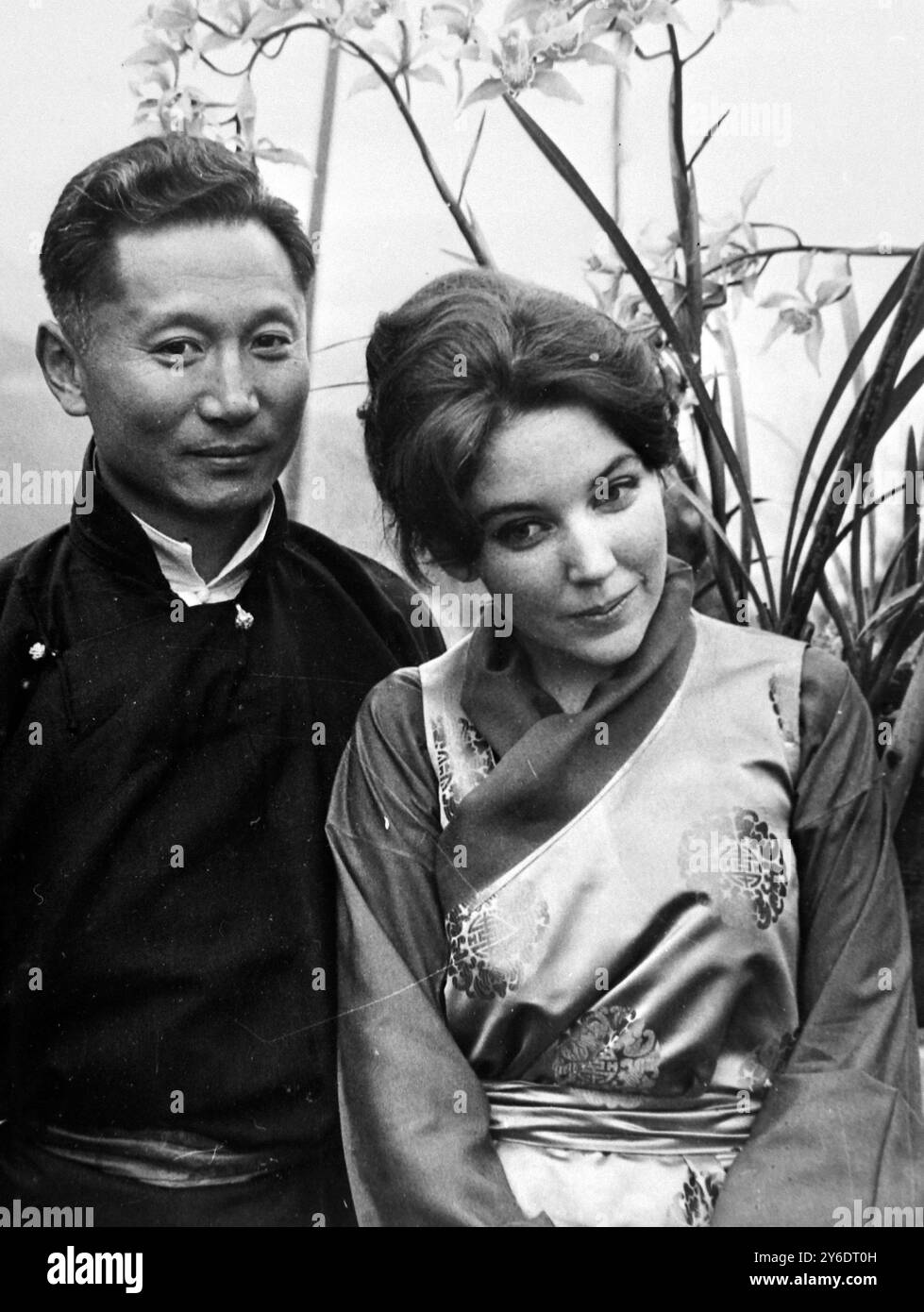 HOPE COOKE WEDS PRINCE THONDUP NAMDYAL OF SIKKIM ; 21 MARCH 1963 Stock ...