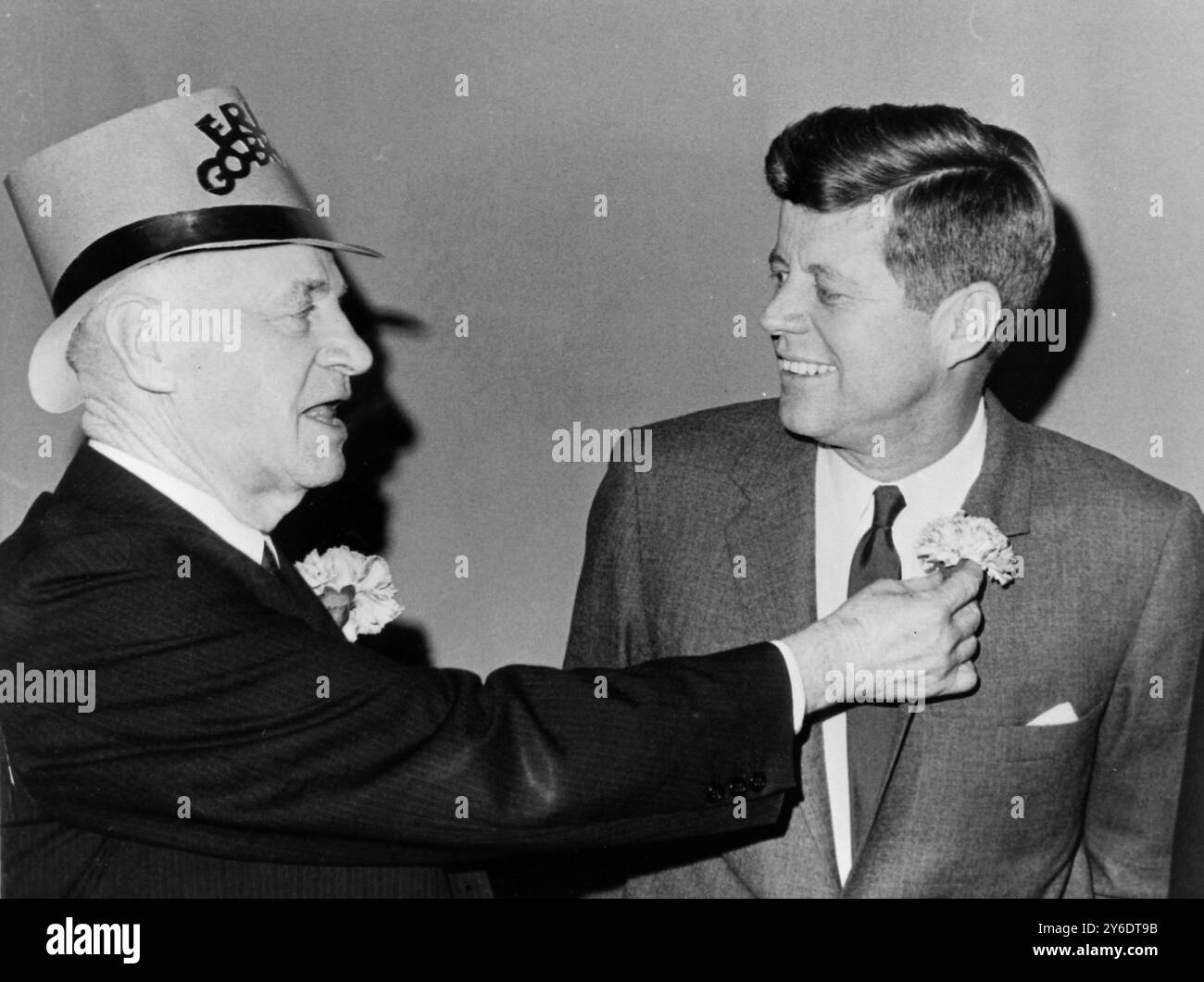 MICHAEL KIRWAN WITH PRESIDENT jOHN F KENNEDY IN WASHINGTON / ; 16 MARCH ...