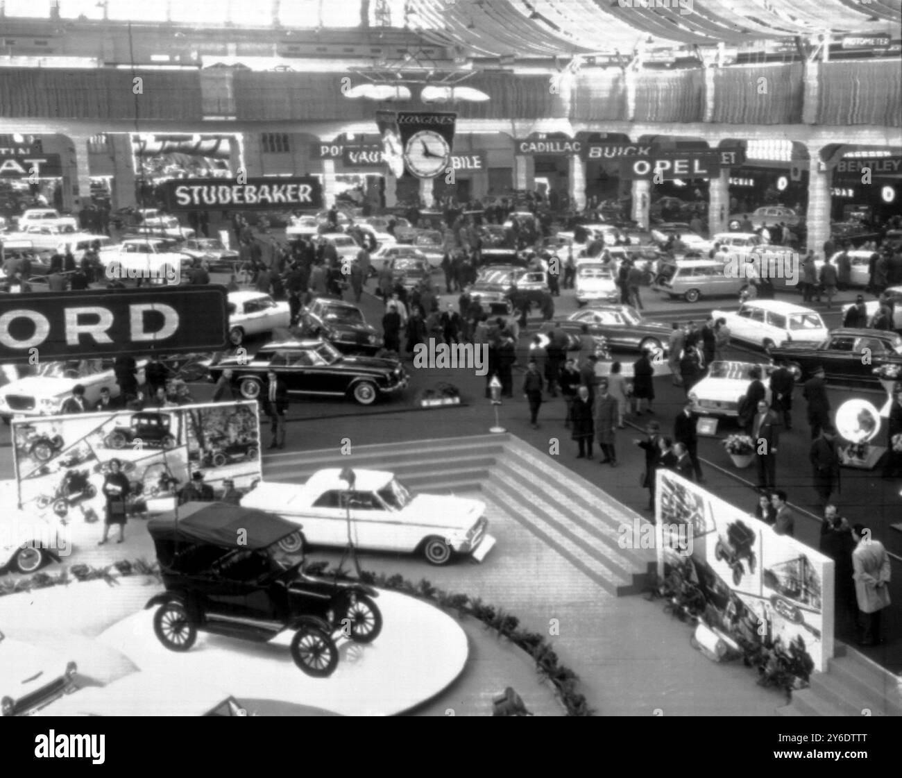MOTOR SHOW IN GENEVA ; 14 MARCH 1963 Stock Photo - Alamy