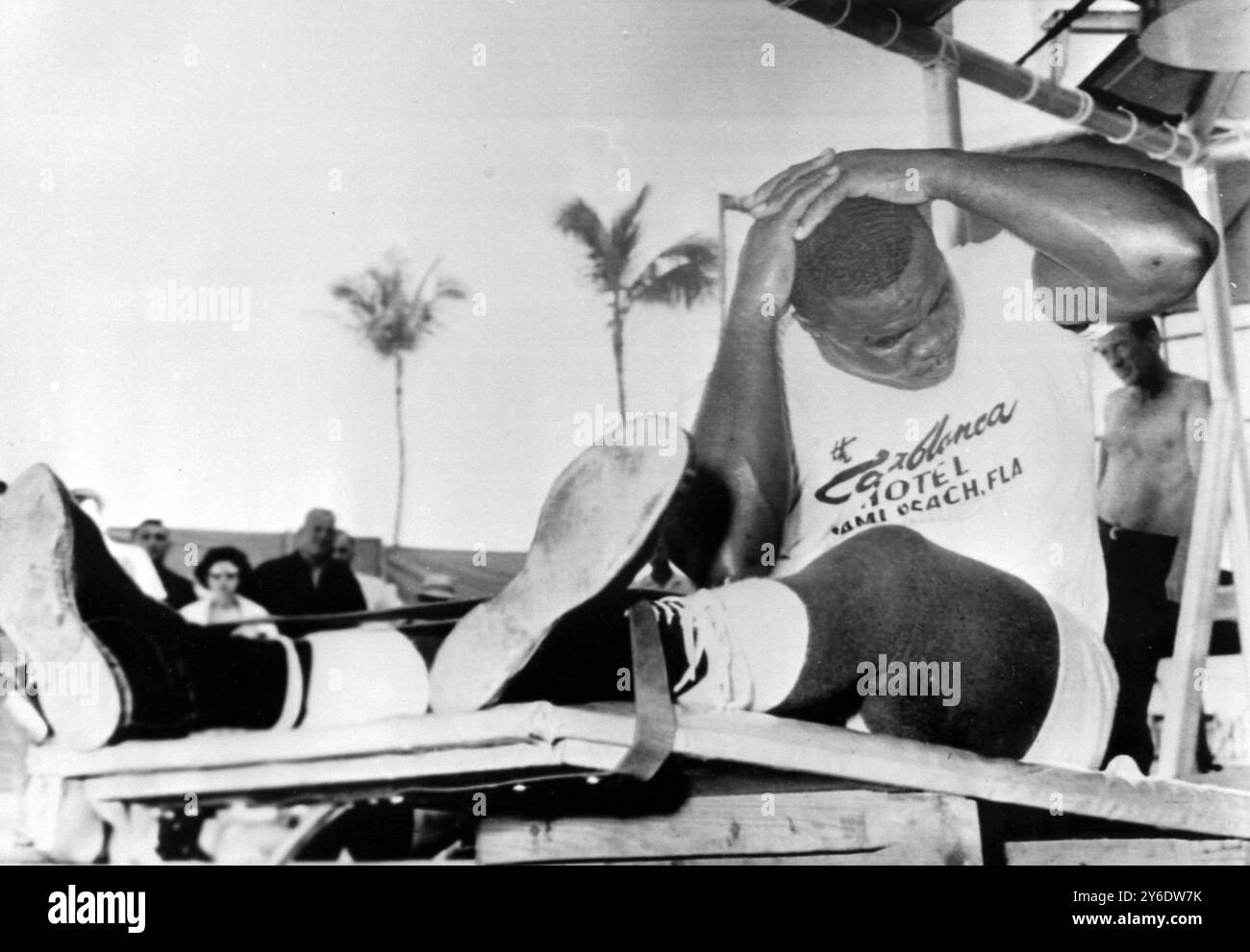 BOXING HEAVYWEIGHT SONNY LISTON IN TRAINING ; 12 MARCH 1963 Stock Photo ...