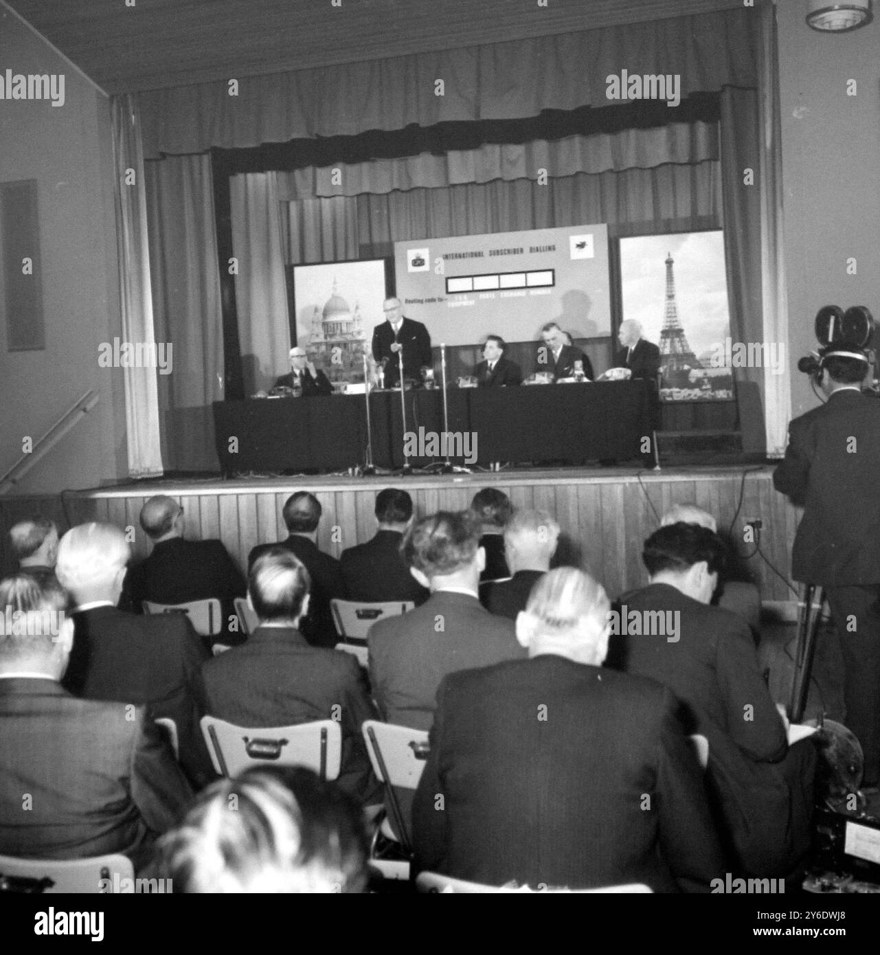 TELEPHONE SIR RALPH PERRING SPEAKS DIAL PARIS OPENING FARRINGDON IN ...