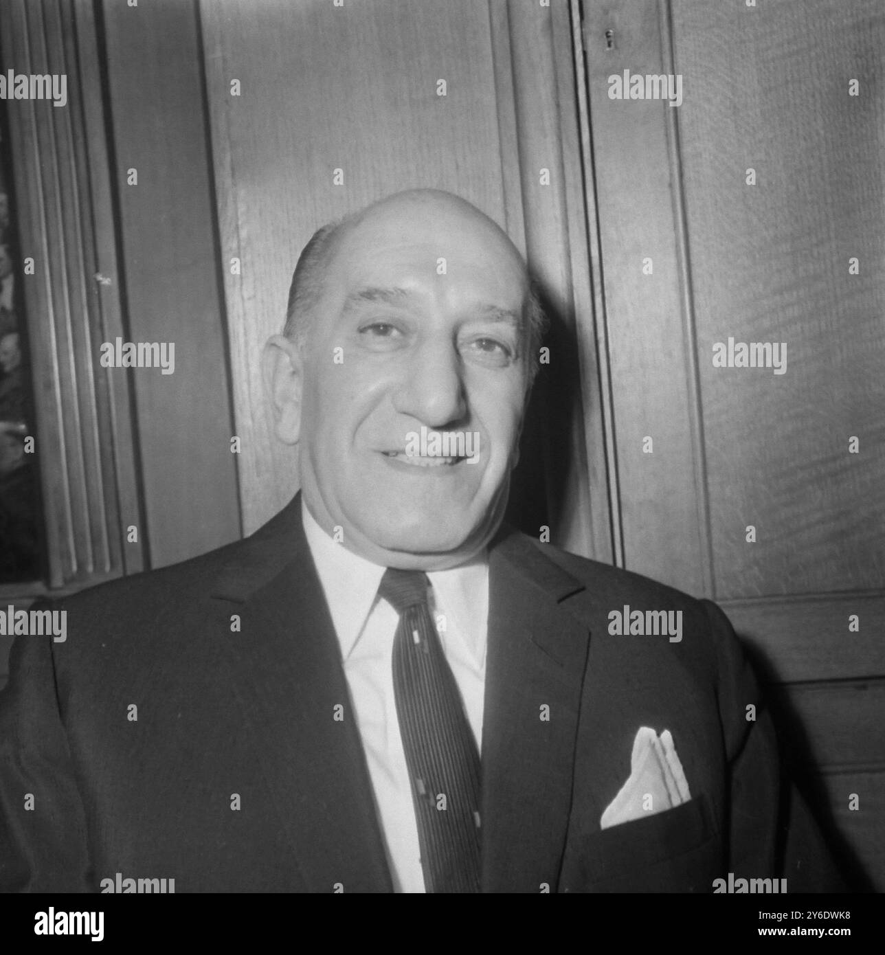 HARRY LEVINE BOXING PROMOTER / ; 6 MARCH 1963 Stock Photo - Alamy