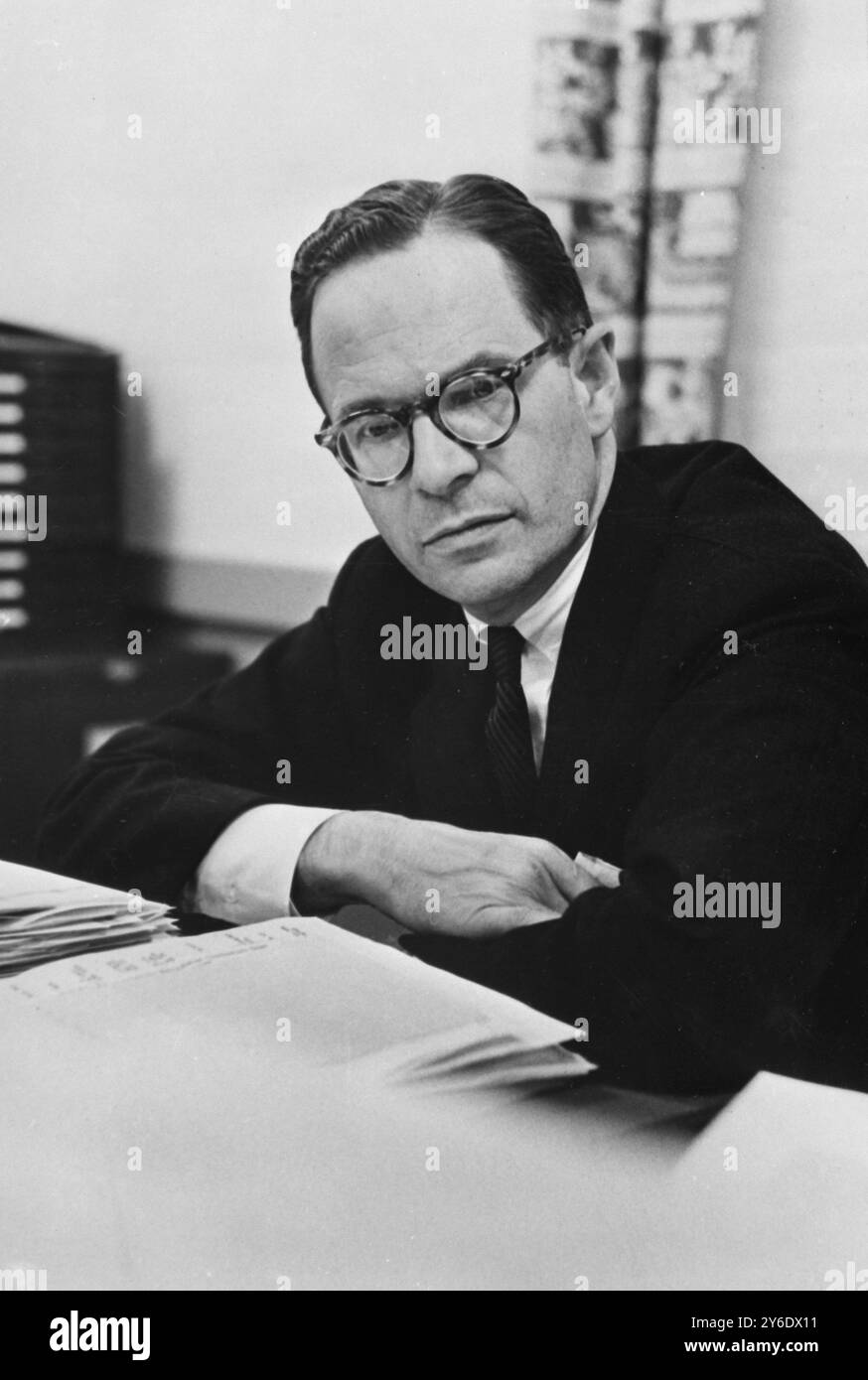 FRANCIS KEPPEL HARVARD SCHOOL DEAN / ; 5 MARCH 1963 Stock Photo - Alamy